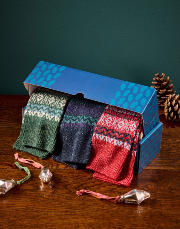 Sock Gift Box - Fair Isle | Joseph Turner