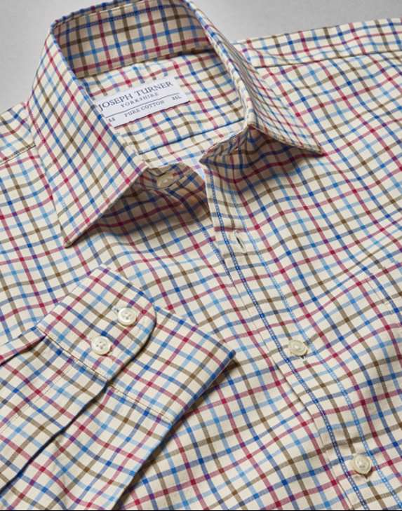 Men's Tattersall Check Country Shirts | Joseph Turner