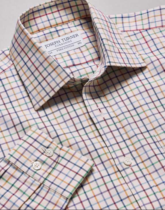Men's Tattersall Check Country Shirts | Joseph Turner