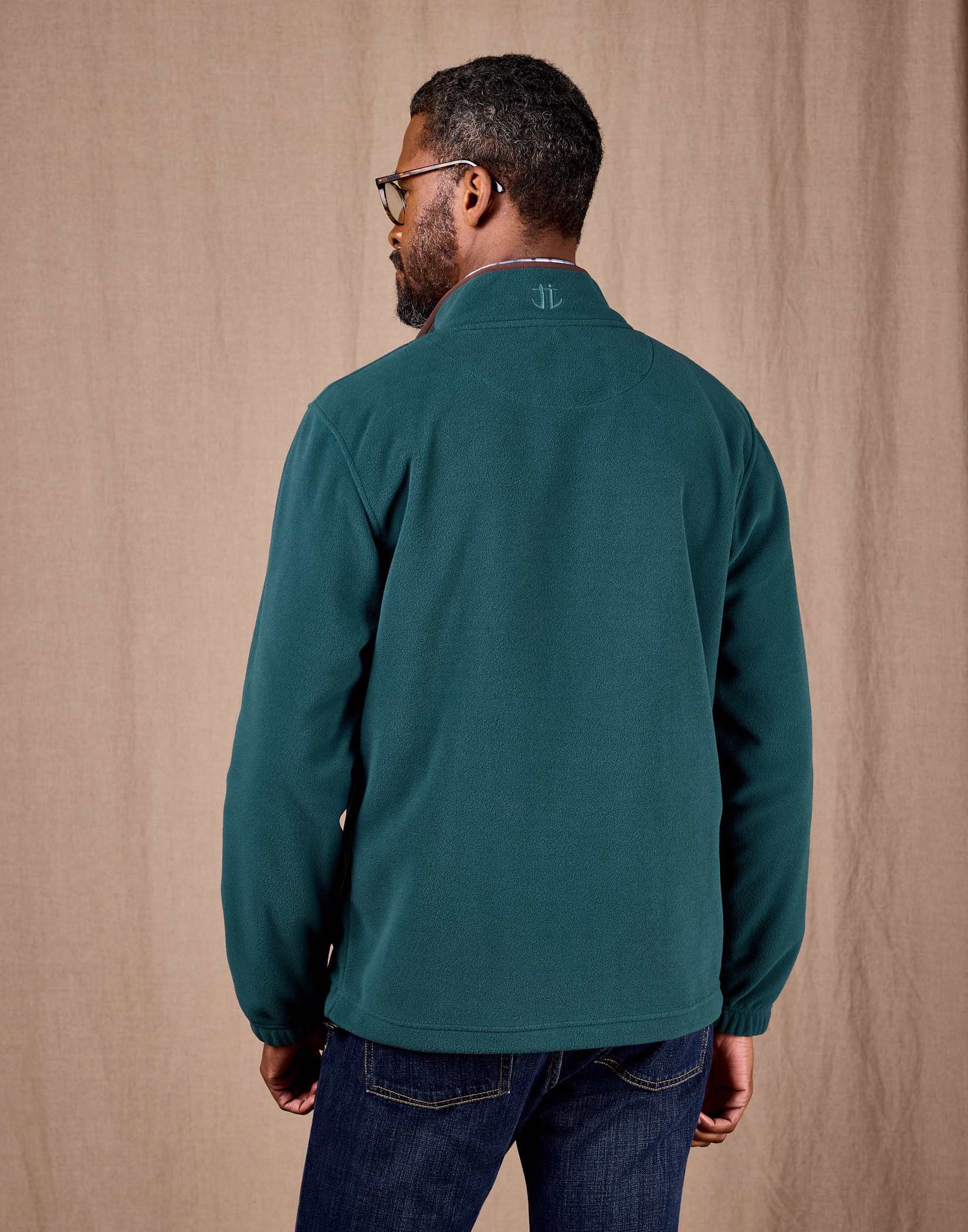 Fleece Jacket - Teal | Joseph Turner
