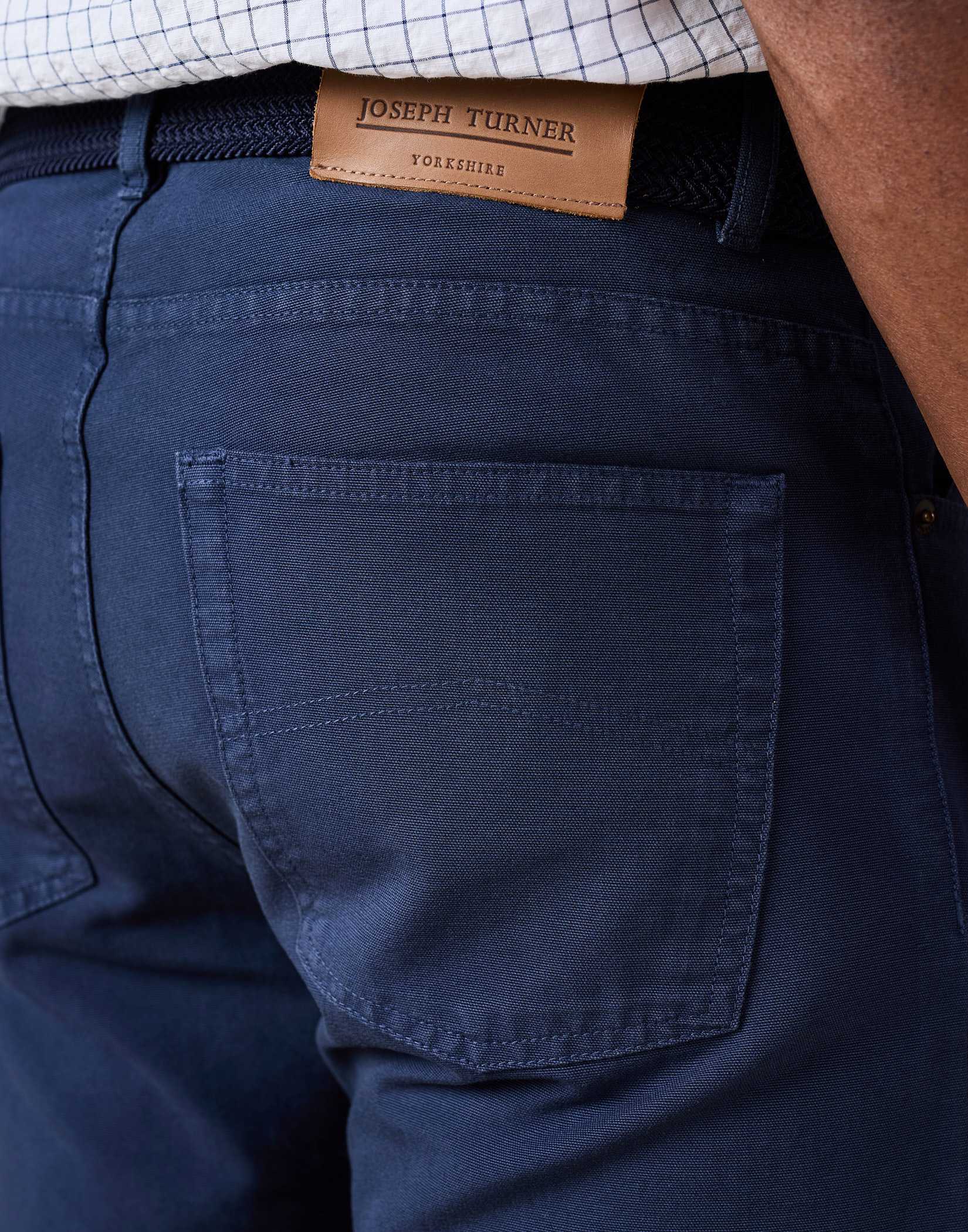 Canvas Jeans - Dark Blue | Joseph Turner
