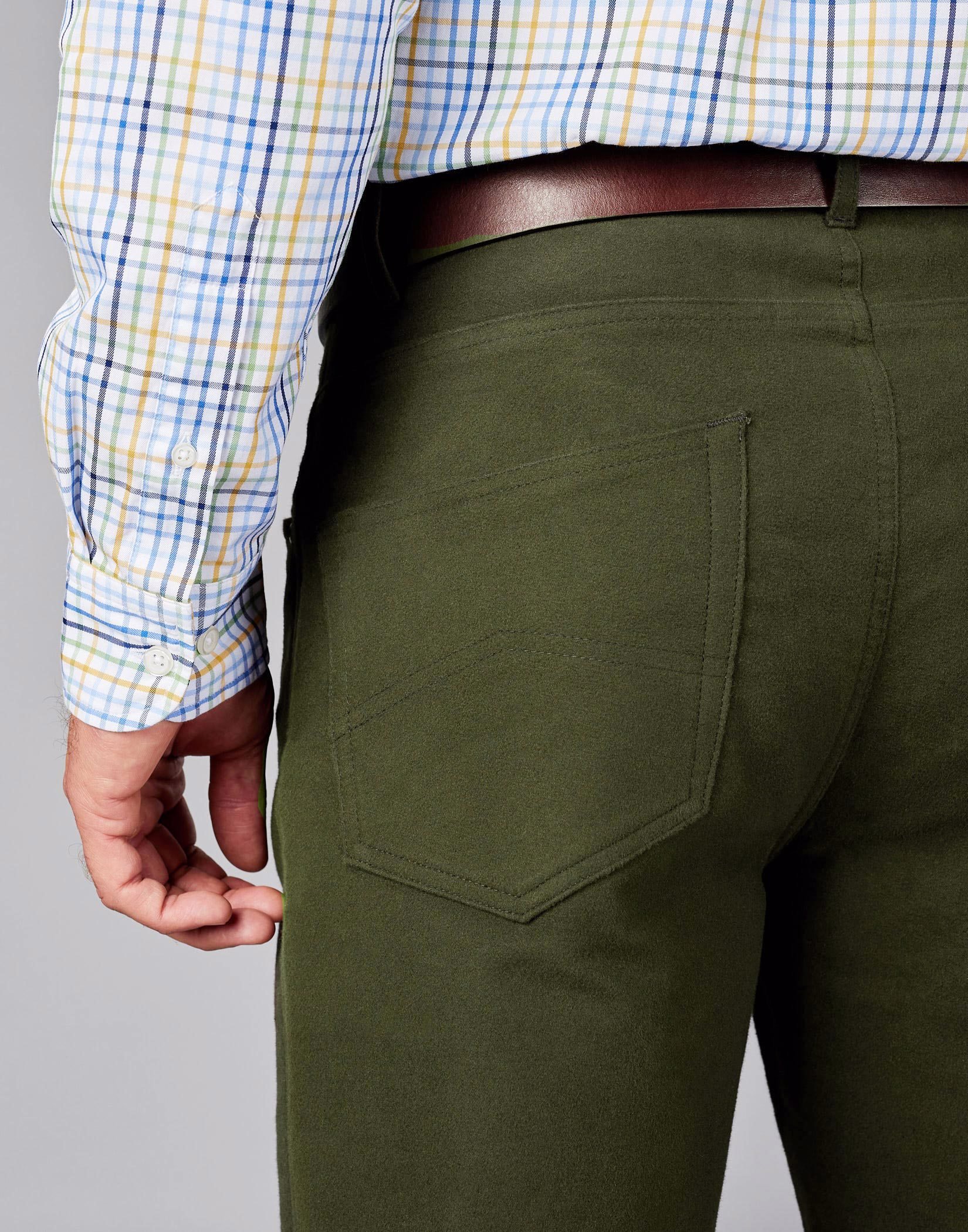 Moleskin Jeans - Green