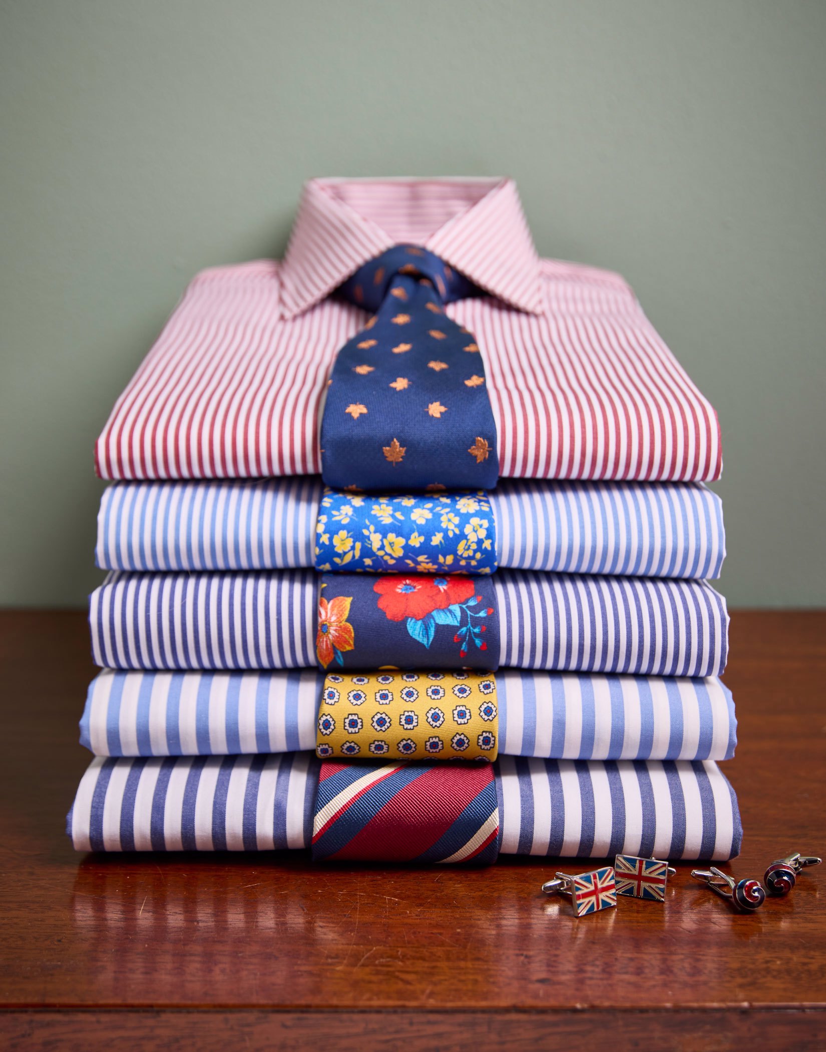Blue Butcher Stripe Shirt Stripe Shirt | Joseph Turner