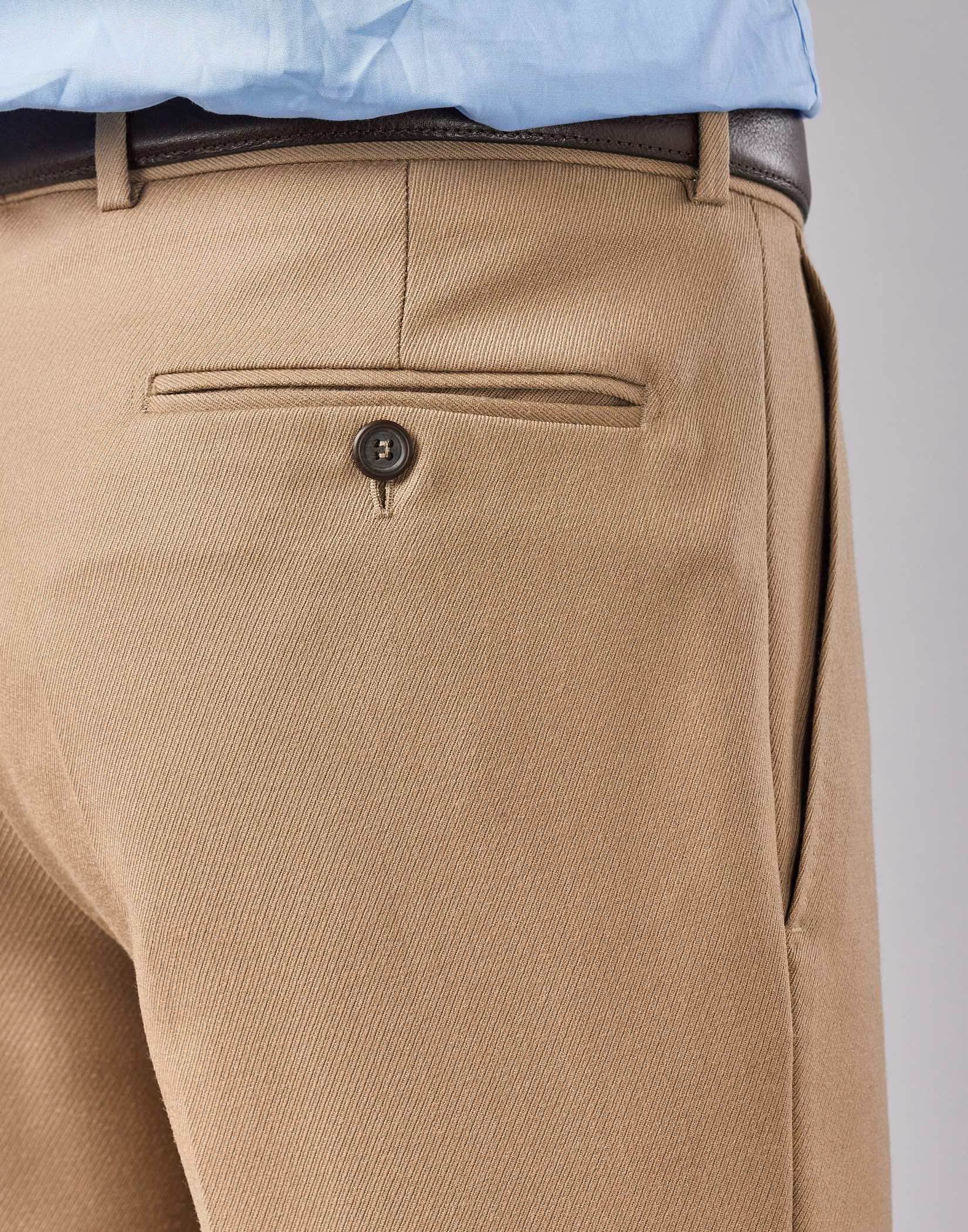 Cavalry Twill Trousers - Taupe | Joseph Turner